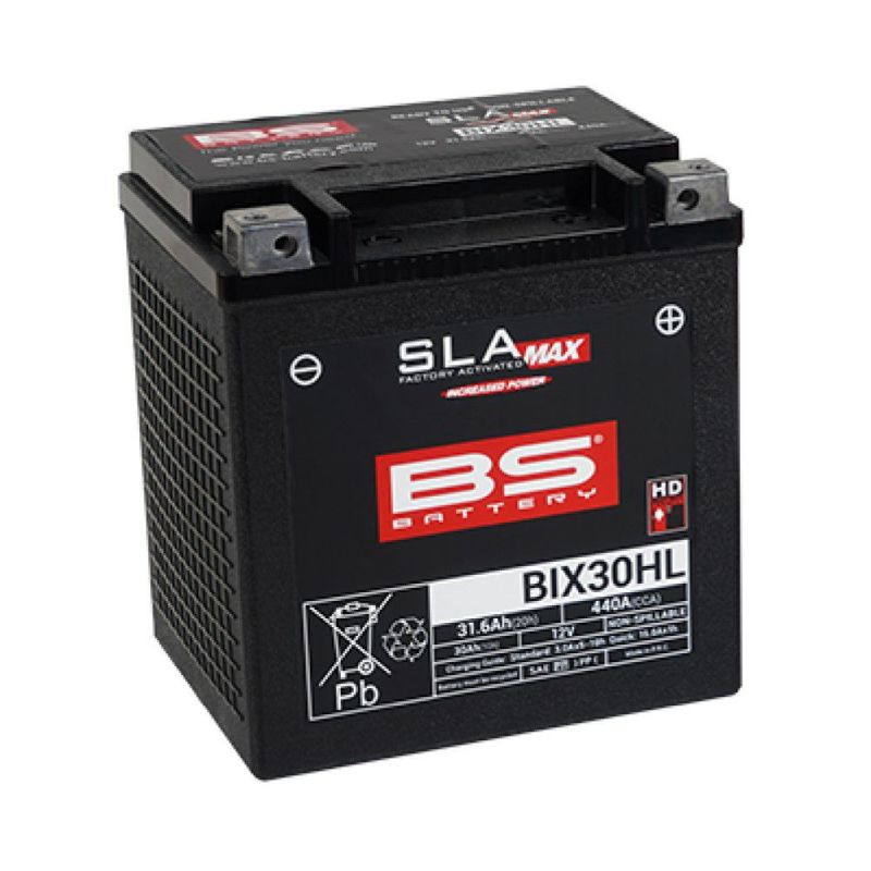 BSバッテリー BIX30HL SLA-Max(液入充電済) | 《公式》南海部品の通販サイト｜NANKAI BRAND SHOP
